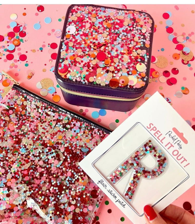 3D Confetti Letter Stickers - Everything But The Princess