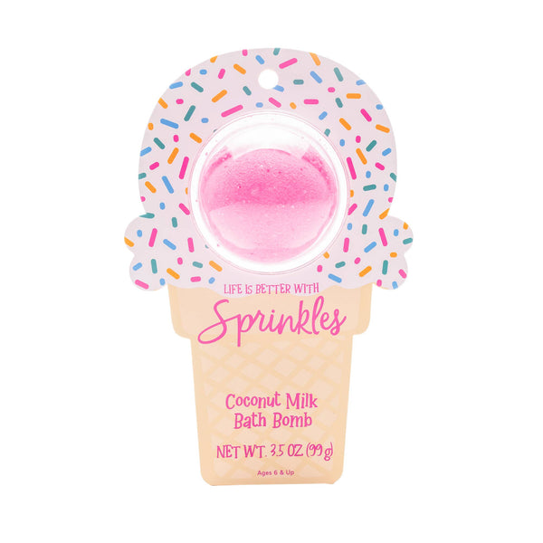 Cait + Co - Life is Better with Sprinkles Ice Cream Clamshell Bath Bom ...