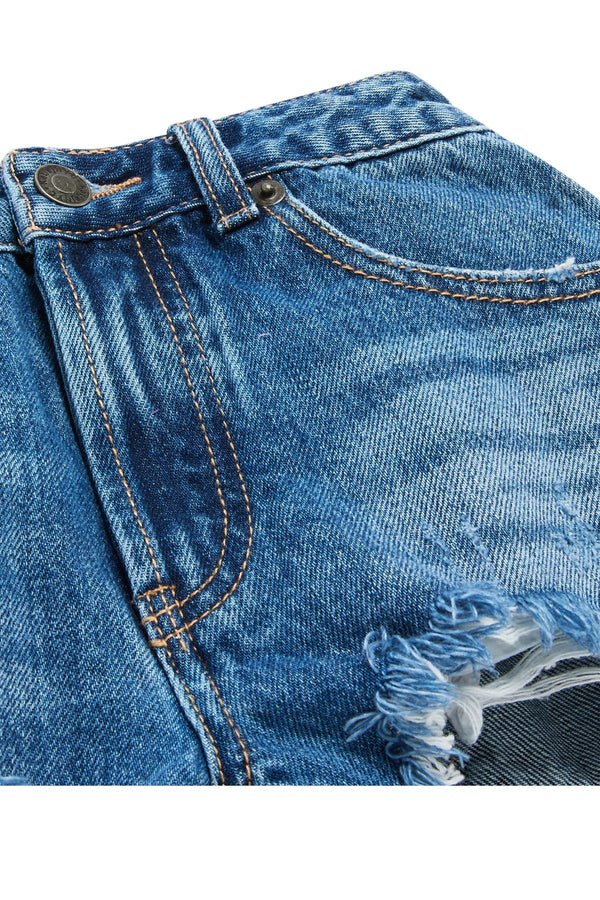 KatieJ NYC Malibu Denim Shorts- Dark Wash - Everything But The Princess