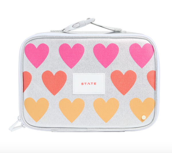 State Bags Rodgers Lunch Box - Hearts - Everything But The Princess