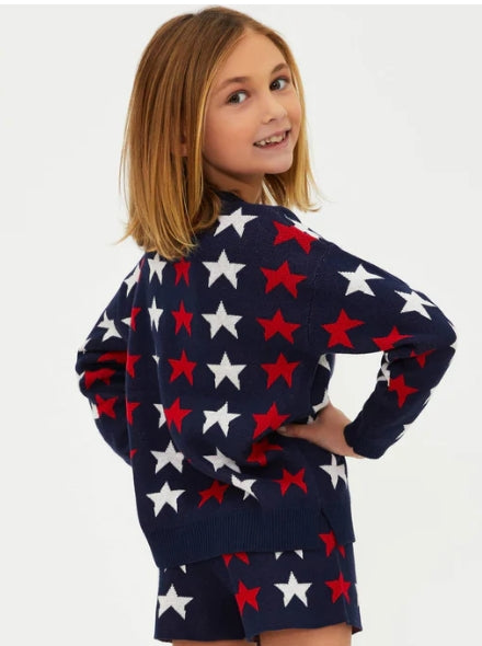 Beach Riot Kids Little Calla Sweater - Americana - Everything But The ...