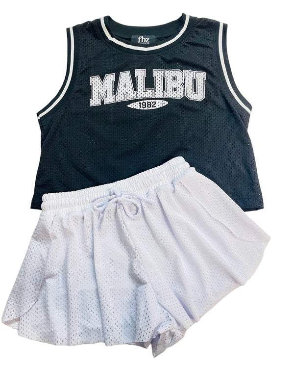 Flowers By Zoe Black Malibu Mesh Top - Everything But The Princess