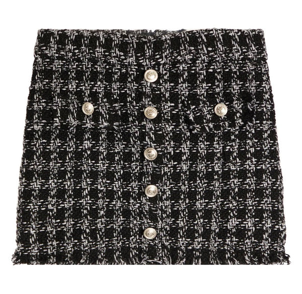 Flowers By Zoe Black Tweed Skirt - Everything But The Princess