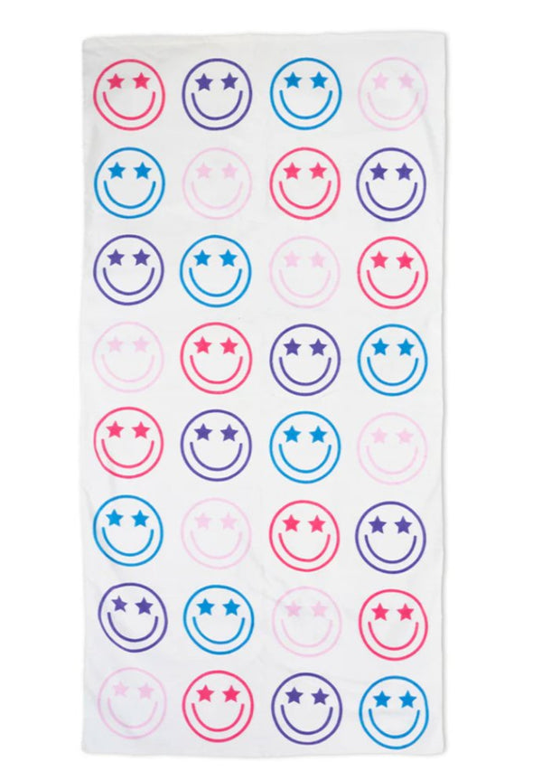 Living Royal Happy Faces Pool 60" Towel - Everything But The Princess